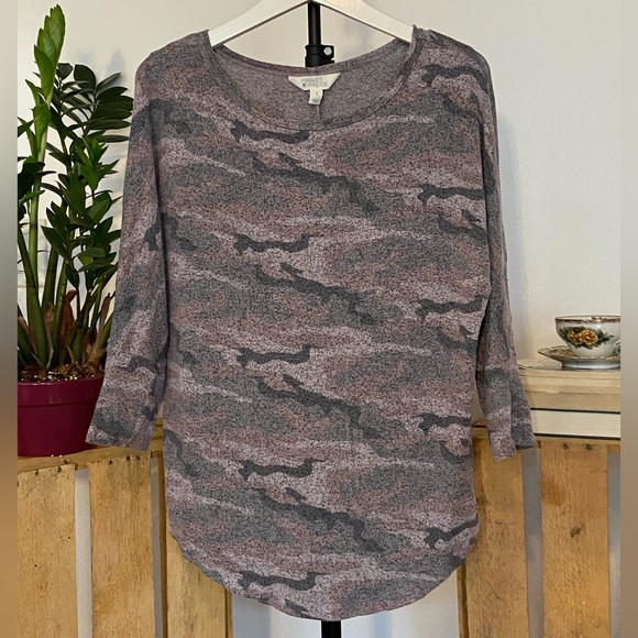 Market & Spruce | Tops | Market Spruce Camo Top | Poshmark